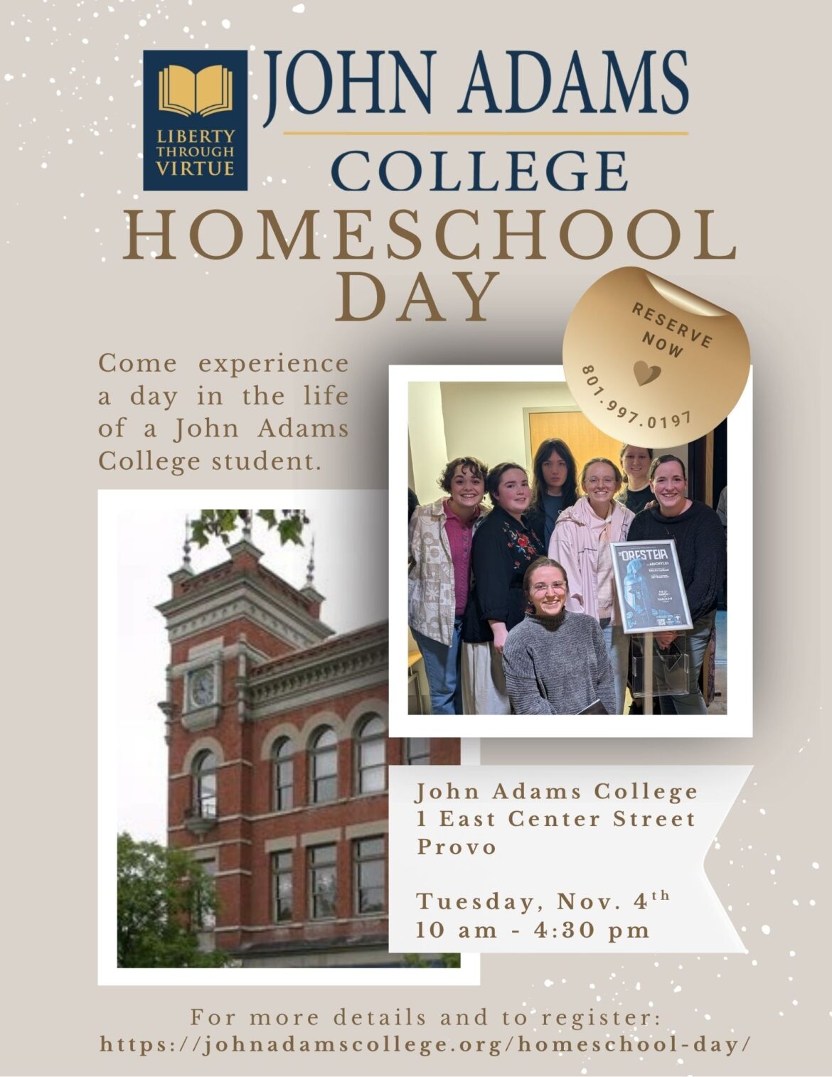 Homeschool Day at John Adams - John Adams College