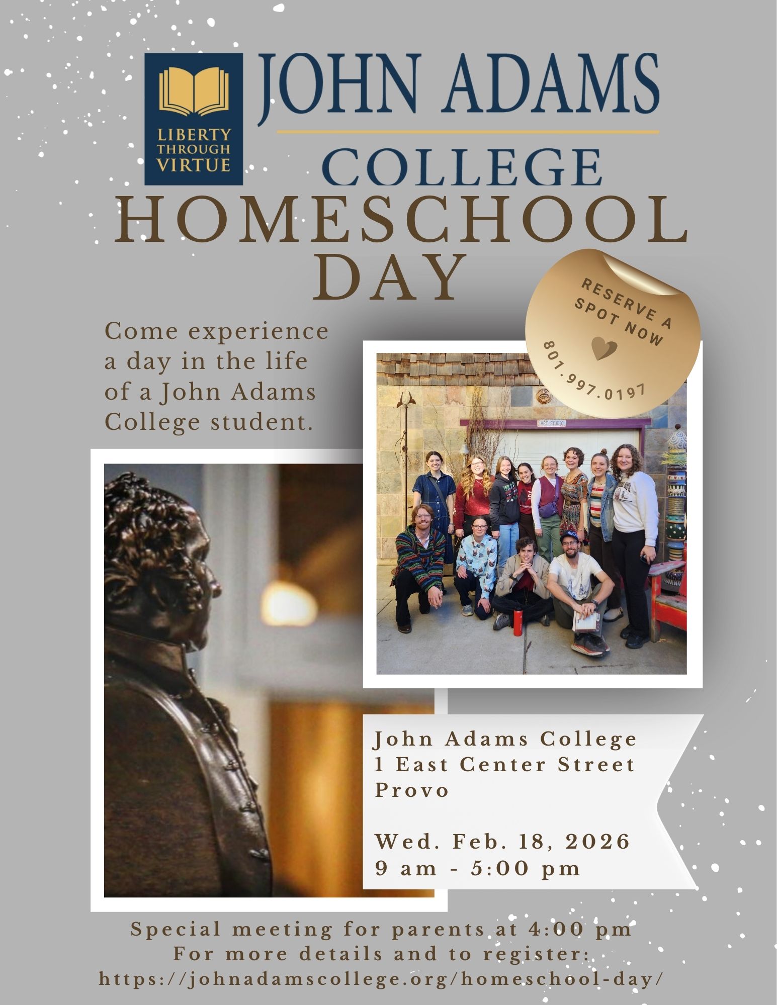 Homeschool Day at John Adams - John Adams College